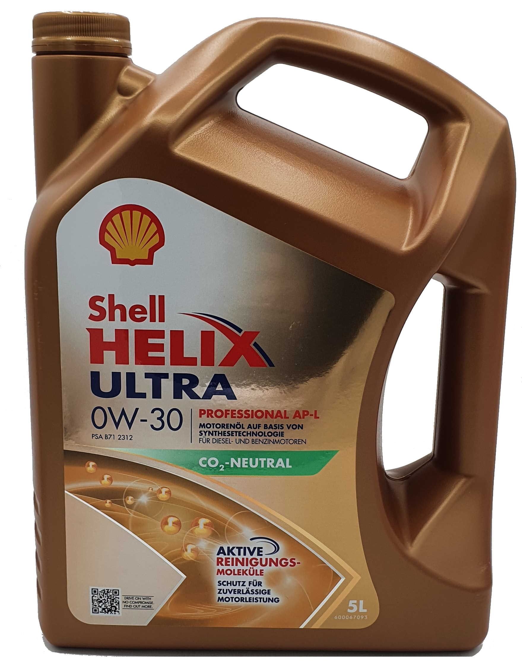Shell Helix Ultra Professional AP-L 0W-30 5 Liter | G38075935