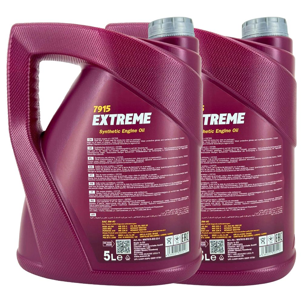 Mannol Extreme 5W-40 2x5 Liter | G38075447