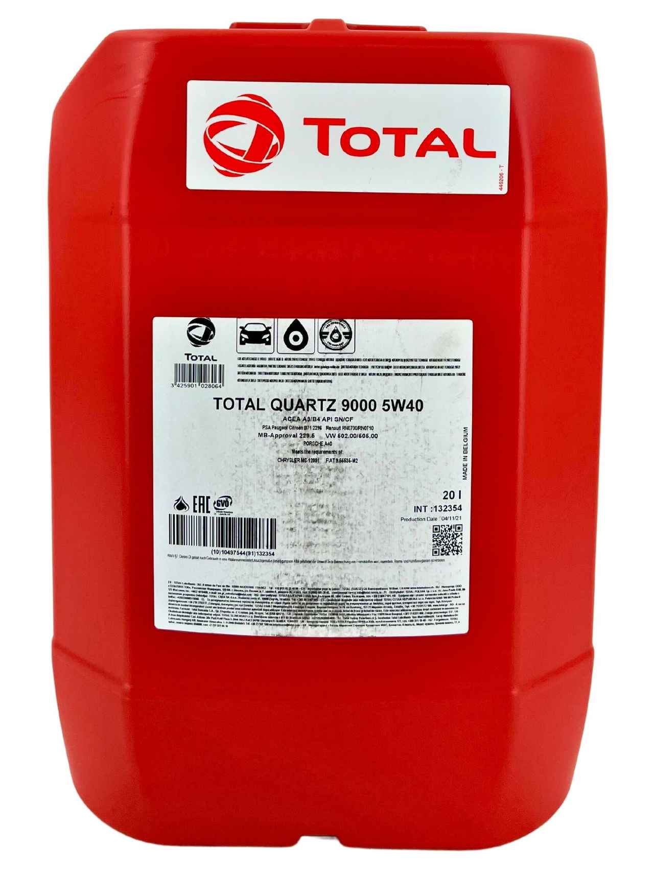 Total Quartz 9000 5W-40 20 Liter | G38490452