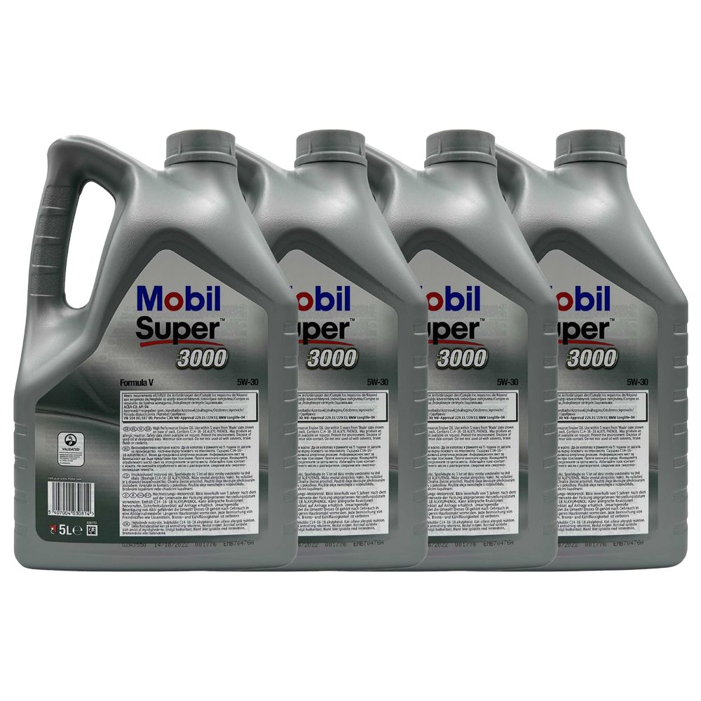 Mobil Super 3000 Formula V 5W-30 4x5 Liter | G29909298