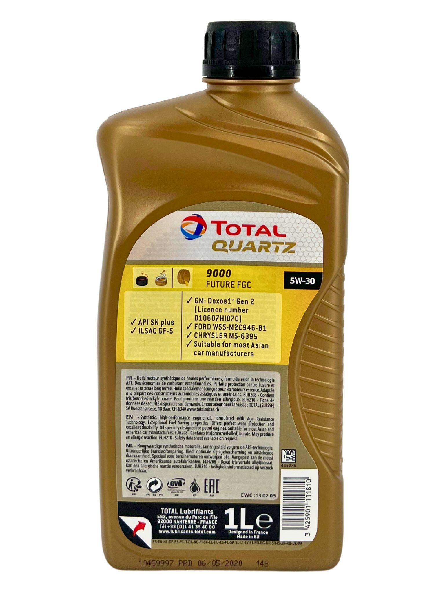 Total Quartz 9000 Future FGC 5W-30 1 Liter | G38490771