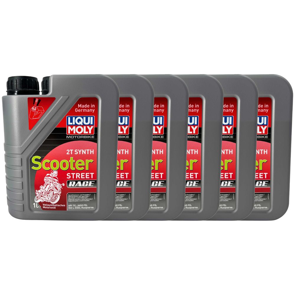 Liqui Moly Motorbike 2T Synth Scooter Race 6x1 Liter | G38077477