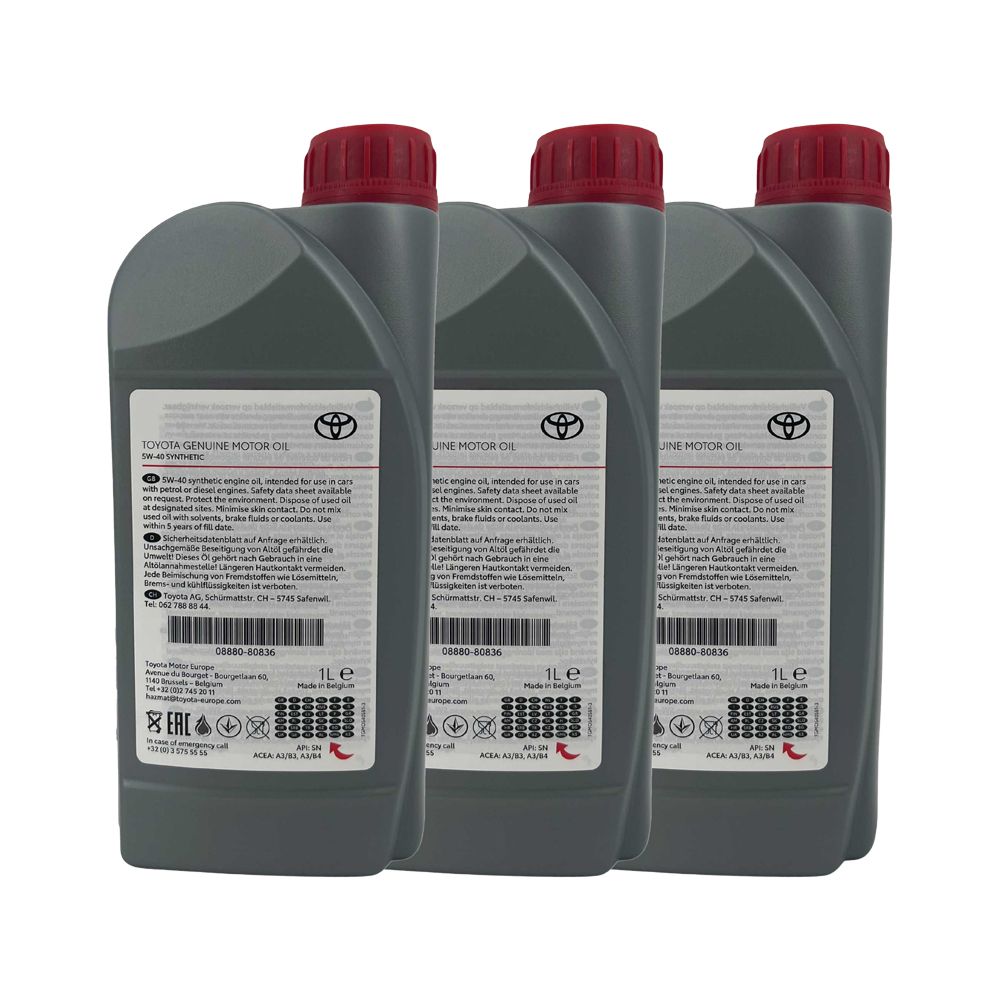 Toyota Synthetic 5W-40 3x1 Liter | G29903618