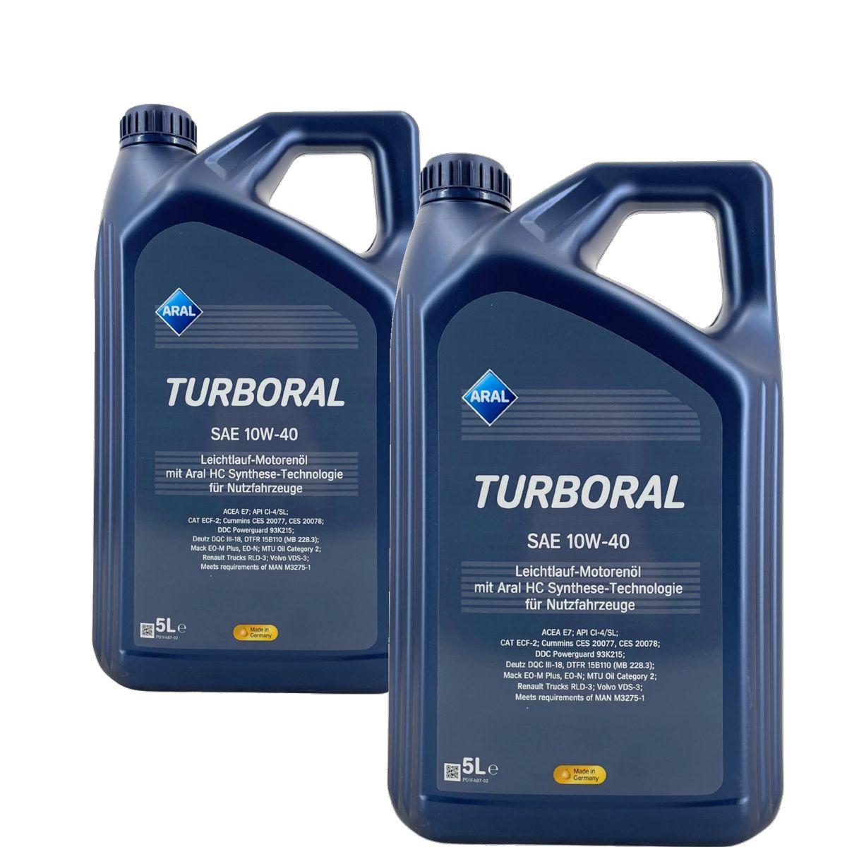 Aral Turboral 10W-40 2x5 Liter | G29908866