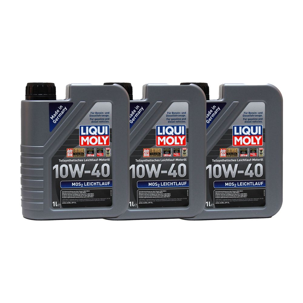Liqui Moly MoS2 Leichtlauf 10W-40 3x1 Liter | G22544510