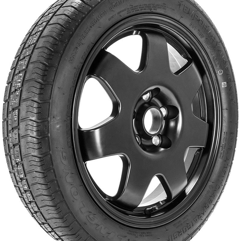Diewe Notrad 125/80r17 Schwarz matt 4x17 5x110 ET0 | G21687011