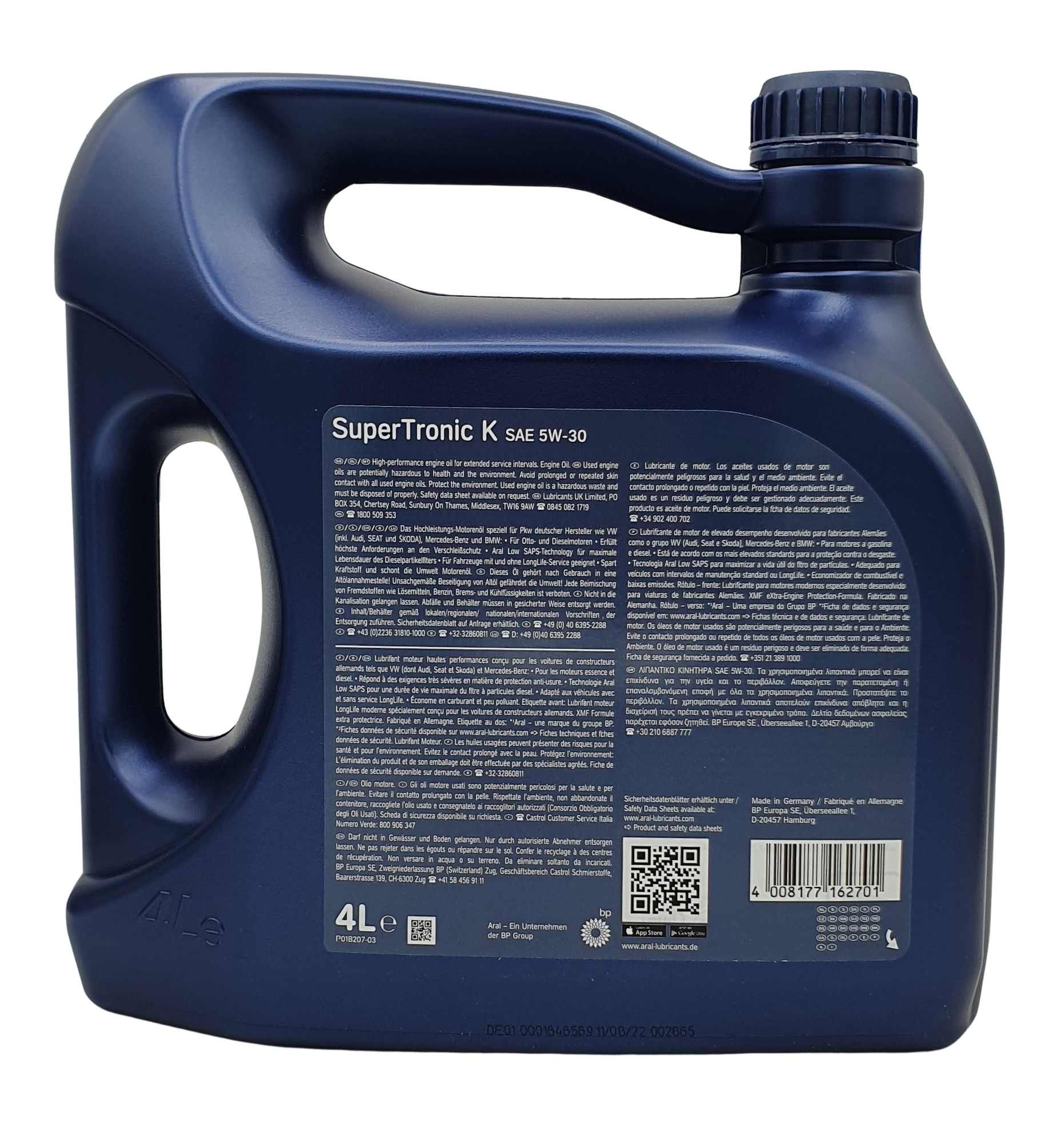 Aral SuperTronic K 5W-30 4 Liter | G29795877