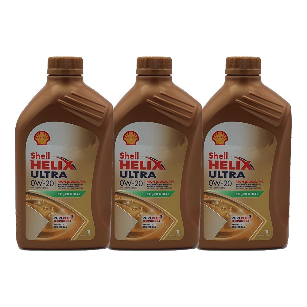 Shell Helix Ultra Professional AV-L 0W-20 3x1 Liter | G29916244