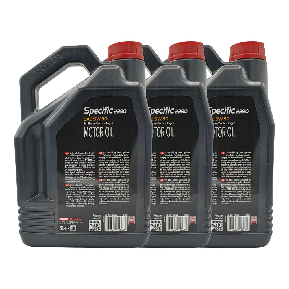 Motul Specific 2290 5W-30 3x5 Liter | G29906611