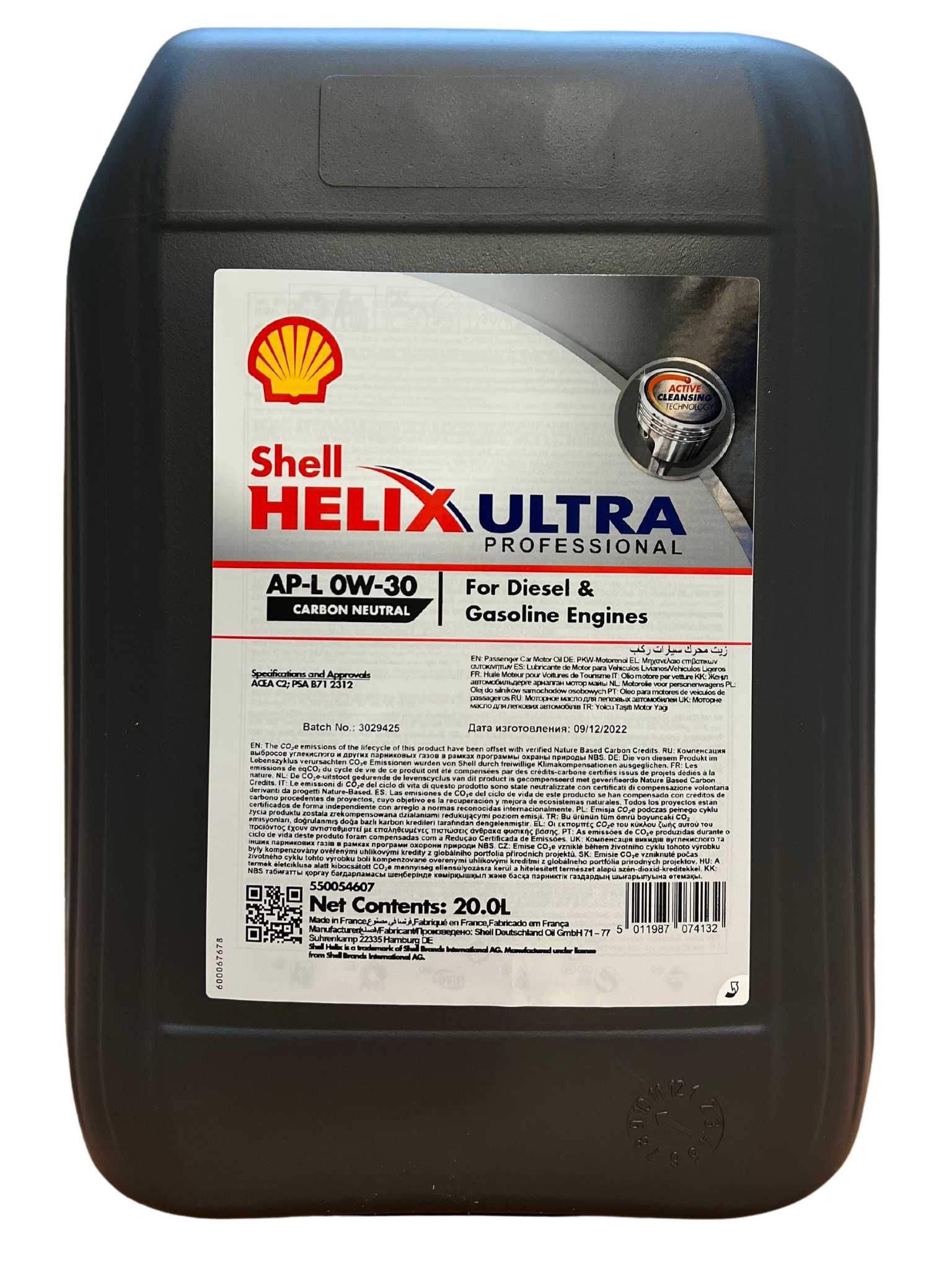 Shell Helix Ultra Professional AP-L 0W-30 20 Liter | G29794652