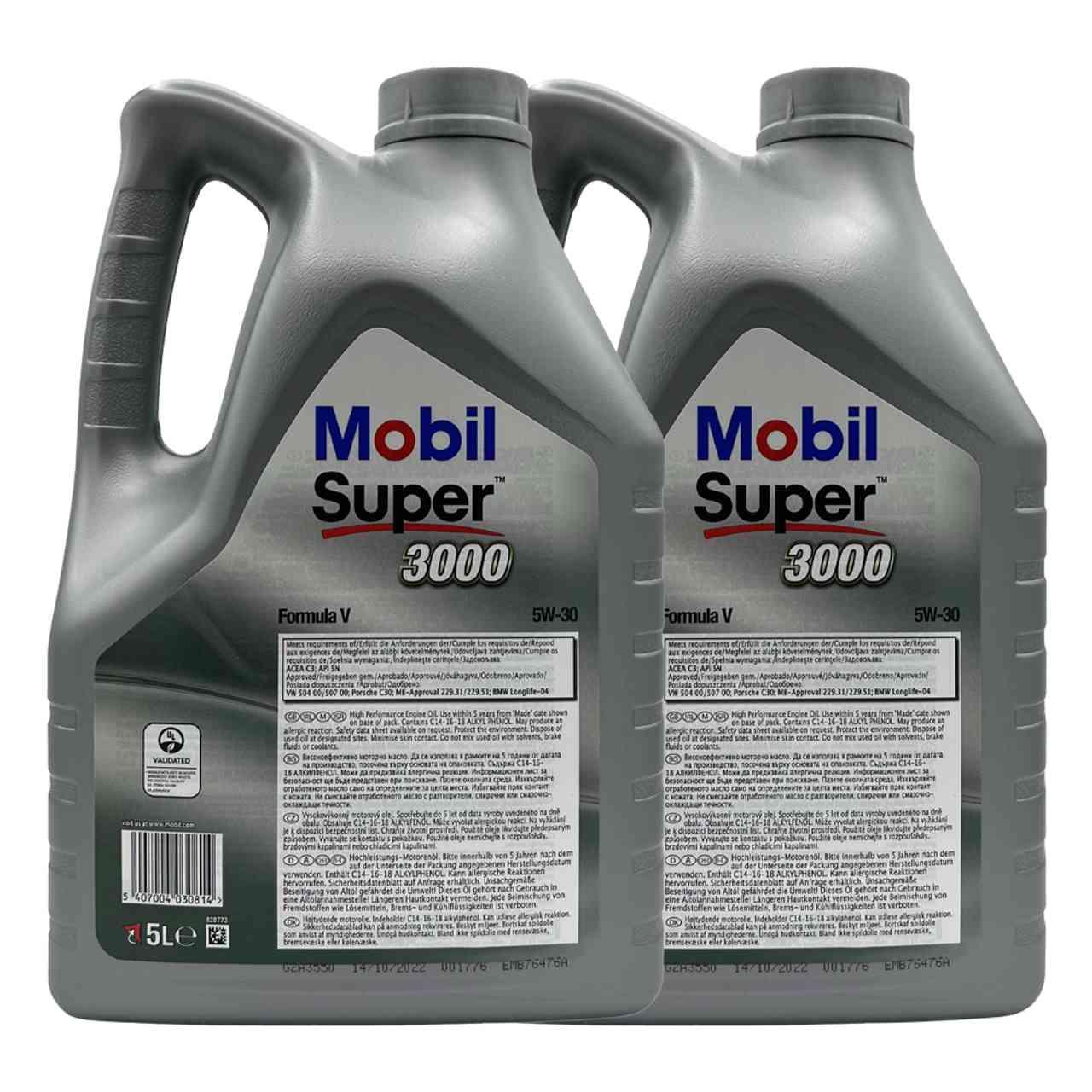 Mobil Super 3000 Formula V 5W-30 2x5 Liter | G29909272