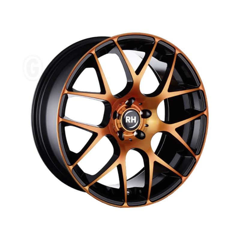 RH Alurad Nbu race Color polished orange 8x17 5x112 ET35 | G21687361